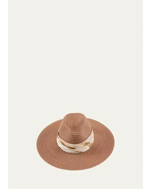 Eugenia Kim Emmanuelle Packable Fedora Hat - Brown