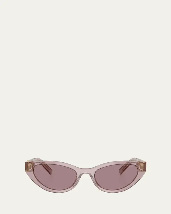 Miu Miu Butterfly Sunglasses - Purple