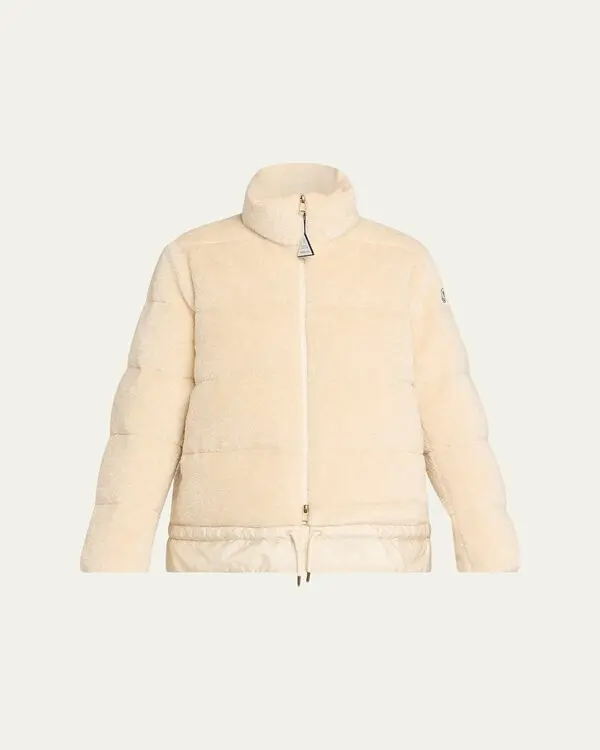 Moncler Cedra Teddy Short Down Jacket