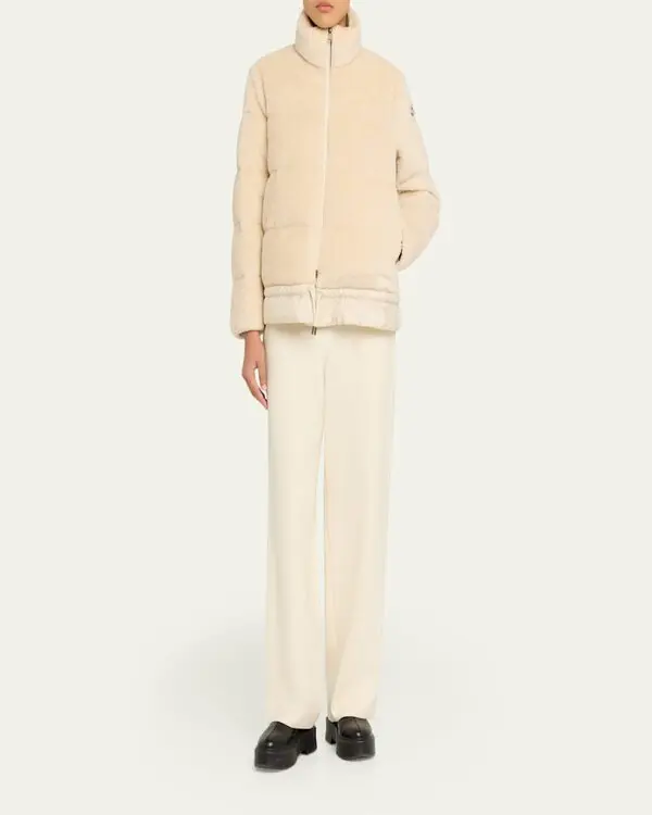 Moncler Cedra Teddy Short Down Jacket