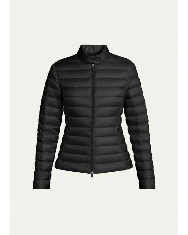 Moncler Igelle Slim Short Down Jacket - Black