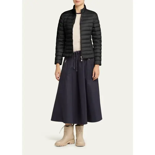 Moncler Igelle Slim Short Down Jacket - Black