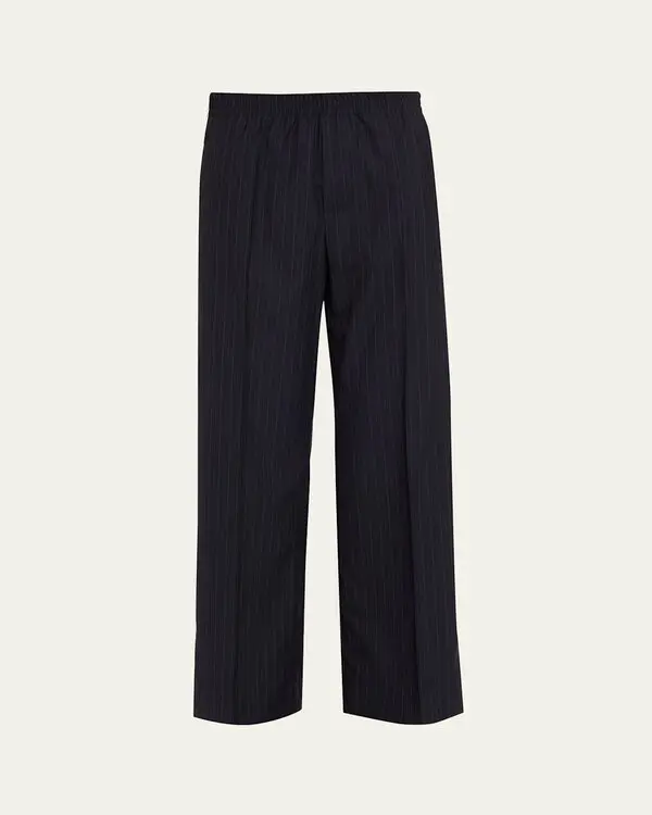 WE-AR4 Pinstripe Straight-leg Trousers