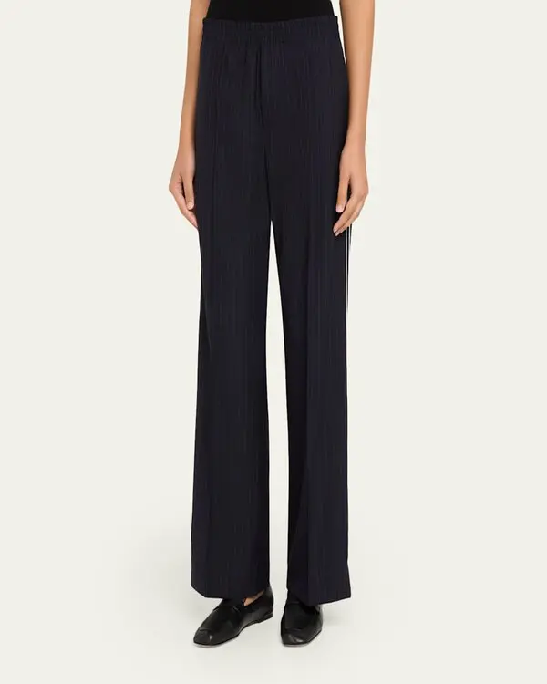 WE-AR4 Pinstripe Straight-leg Trousers