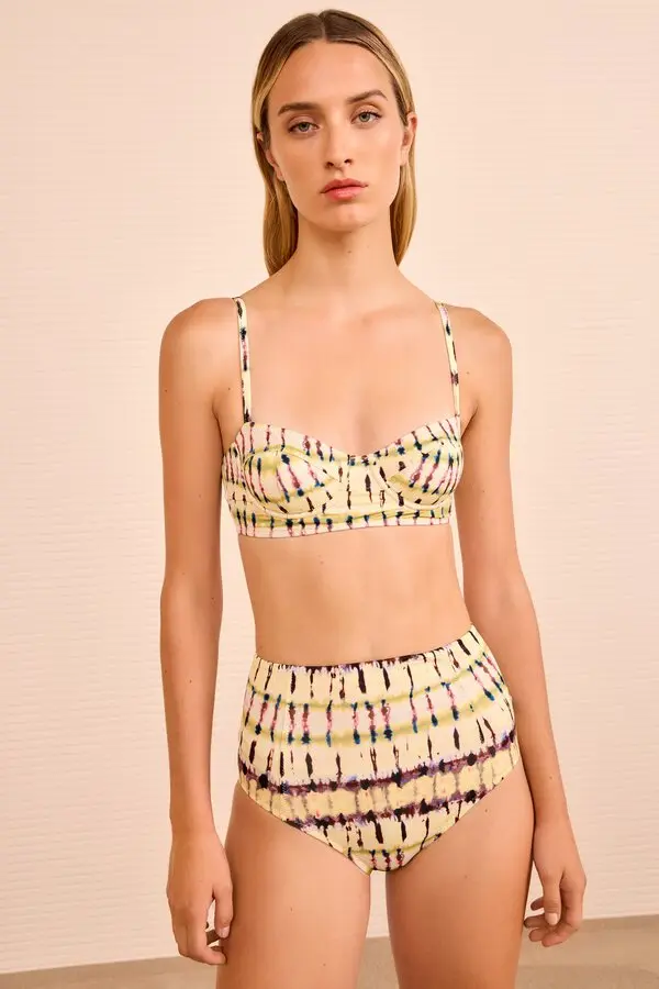 Ulla Johnson Zahara Bra Cup Bikini Top - Ombre