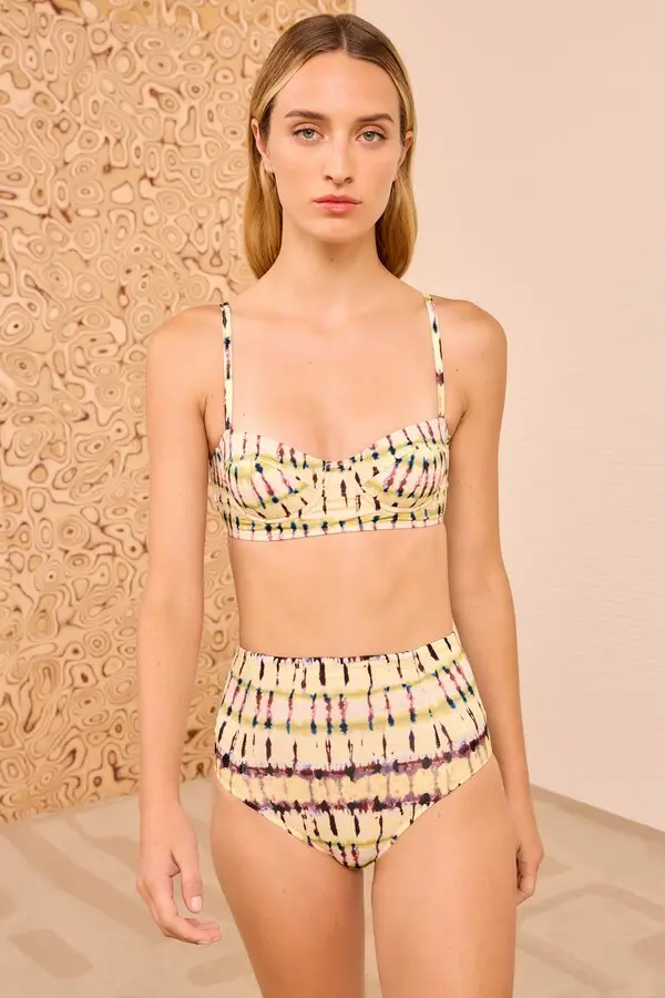 Ulla Johnson Zahara Bra Cup Bikini Top - Ombre
