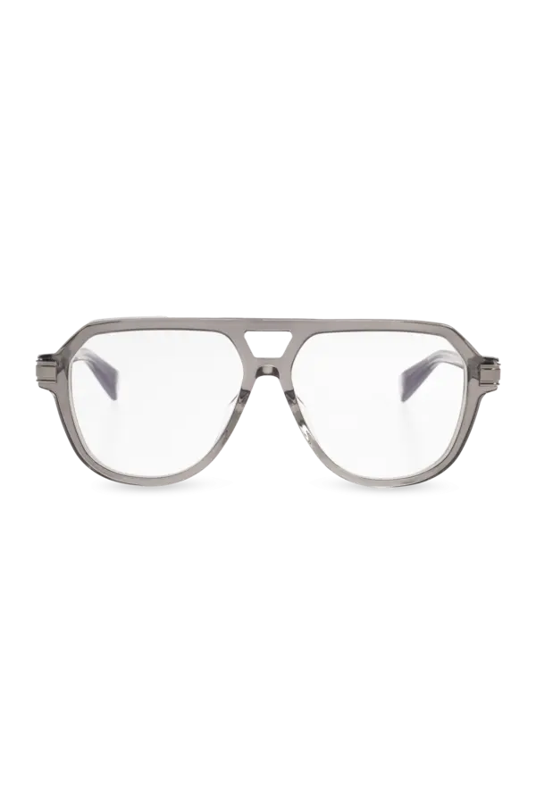 Balmain Francoise Ii Aviator Eyeglasses - Grey