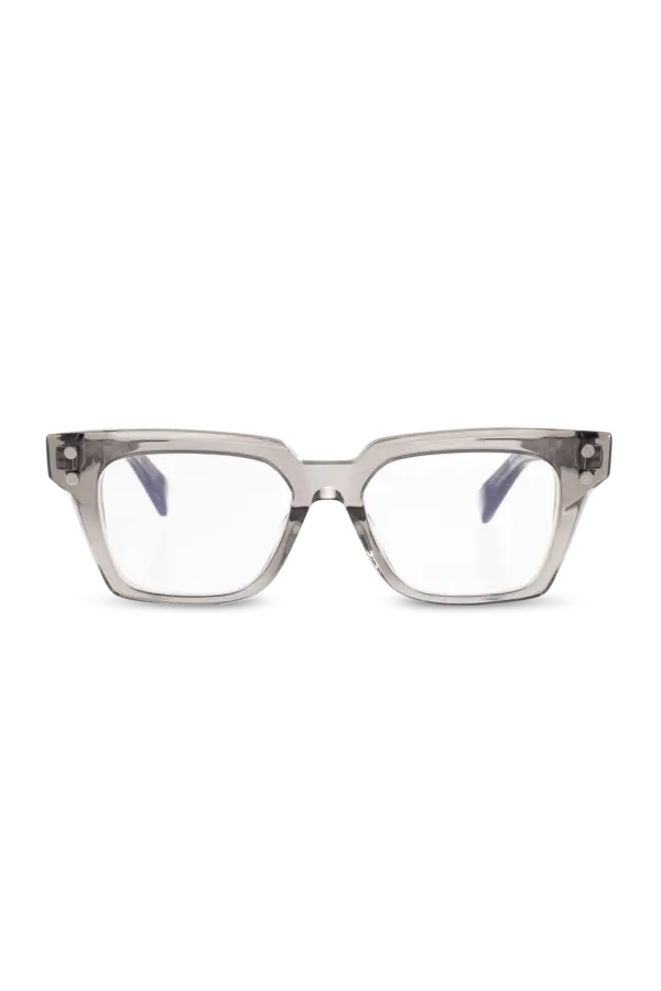 Balmain Tempo Rectangle Eyeglasses - Grey