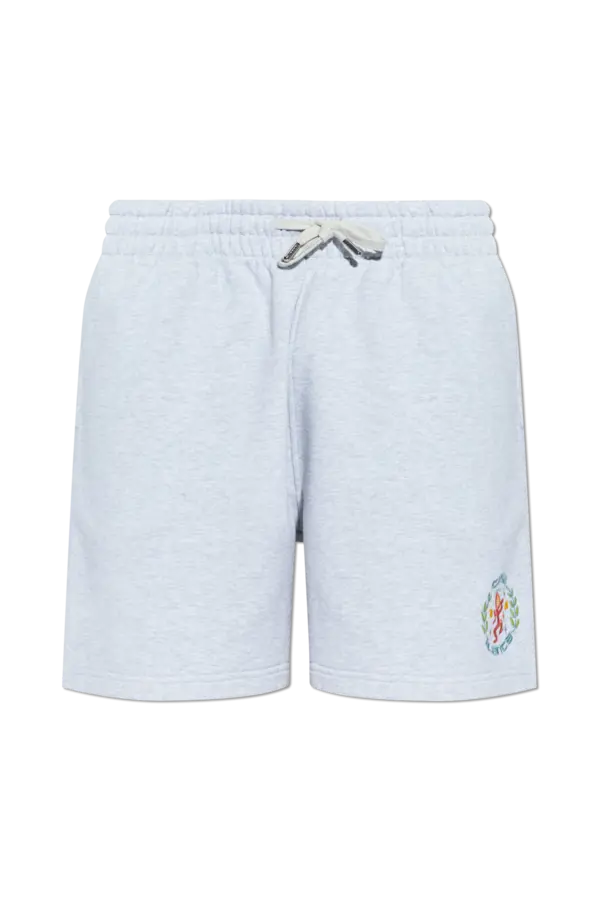Casablanca Embroidered Logo Shorts