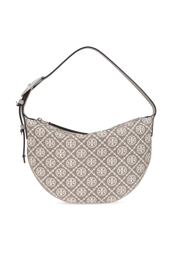 Tory Burch T Monogram Small Shoulder Bag - Grey