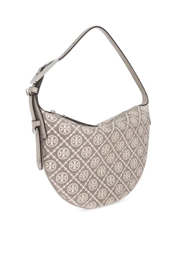Tory Burch T Monogram Small Shoulder Bag - Grey