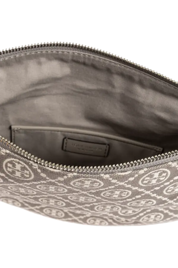 Tory Burch T Monogram Small Shoulder Bag - Grey