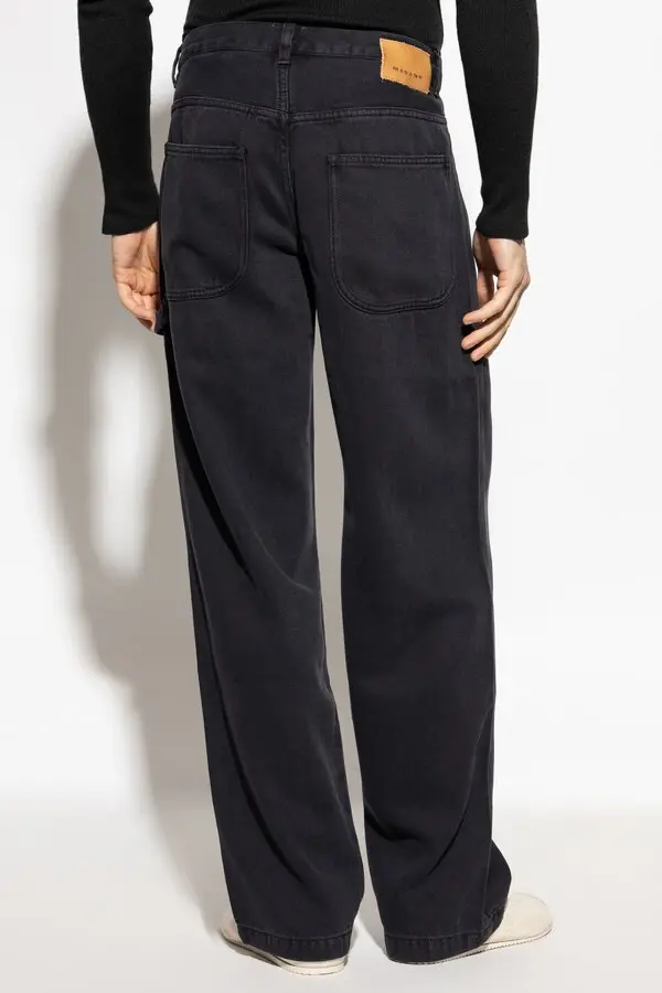MARANT Jenter Straight Wide Leg Jeans