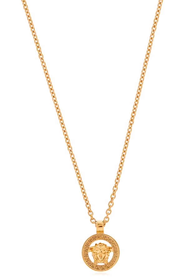 Versace Necklace With Charm - Gold