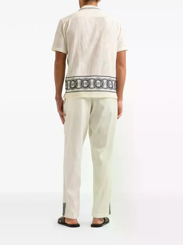 Orlebar Brown Maitan Embroidered Shirt - White
