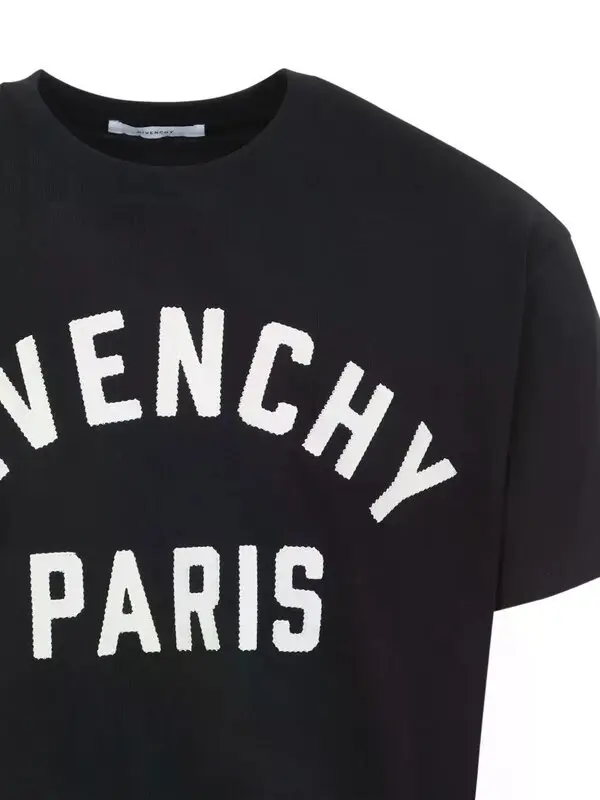 Givenchy Logo-embroidered T-shirt - Black