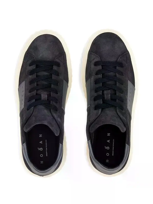 Hogan H-stripes Panelled Sneakers