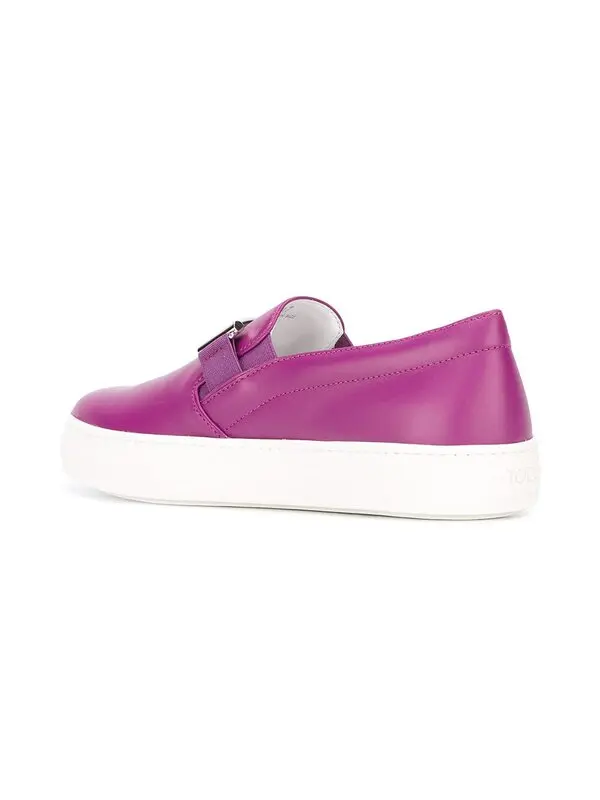 TOD'S Metallic Detailing Slip-on Sneakers