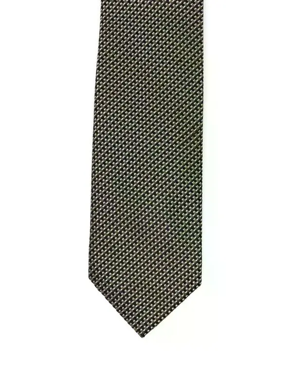 TOM FORD Patterned Neck Tie - Green