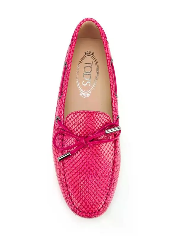 TOD'S Ribbon Tie Loafers