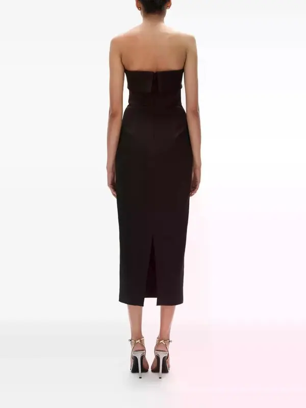 Rachel Gilbert Laira Corset Embellished Dress - Black