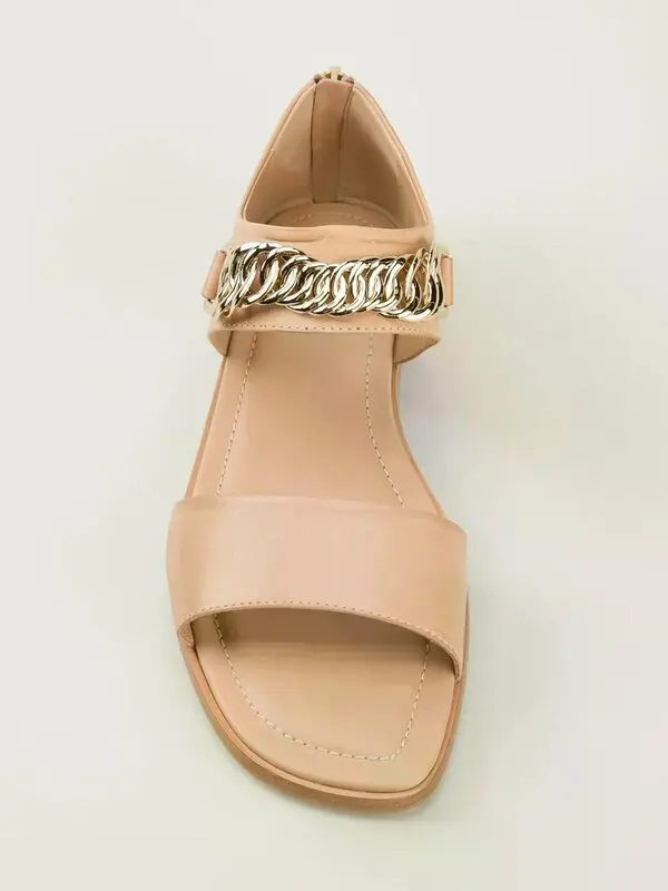 TOD'S Chain Trim Sandals