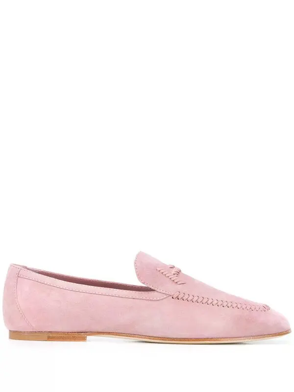 TOD'S Woven Logo Loafers
