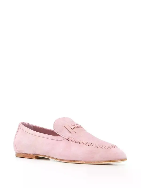 TOD'S Woven Logo Loafers