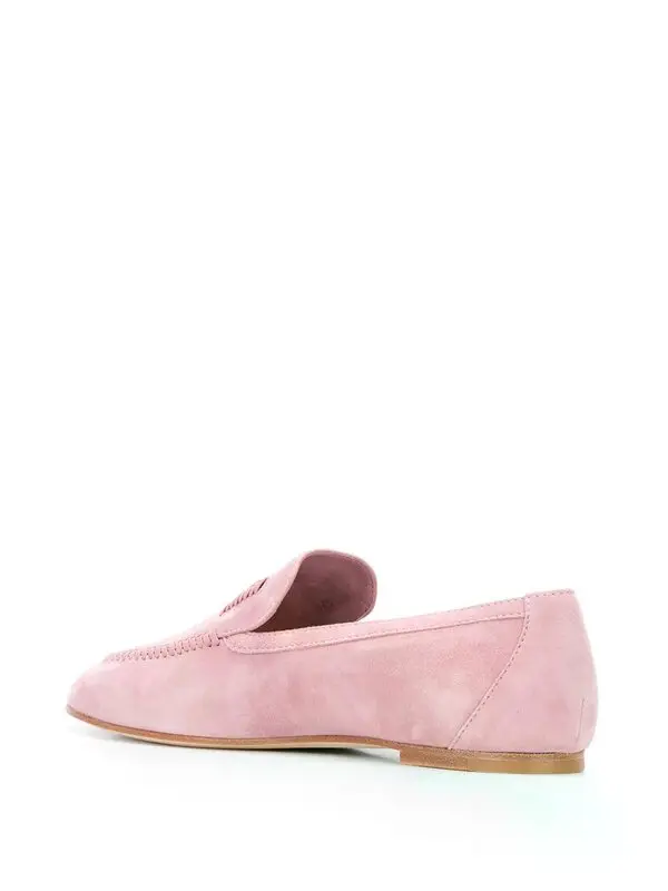 TOD'S Woven Logo Loafers