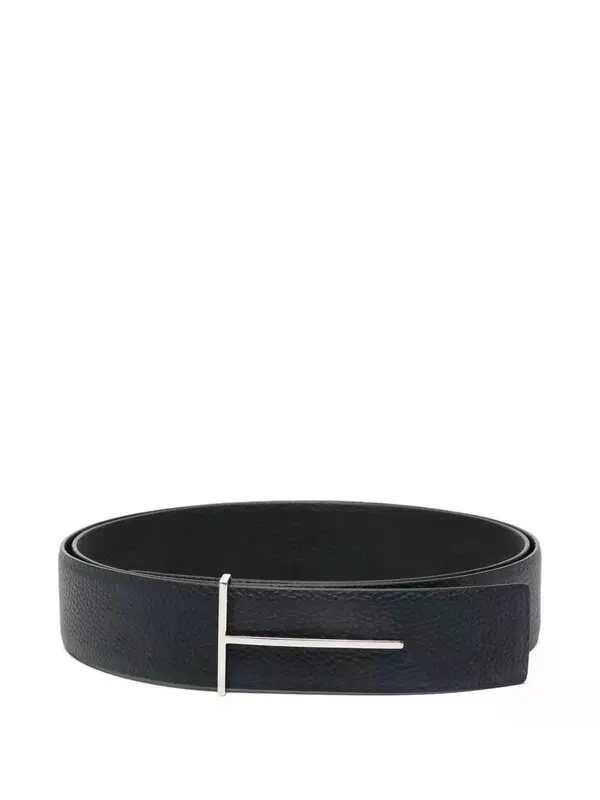 TOM FORD Leather Reversible Belt - Blue