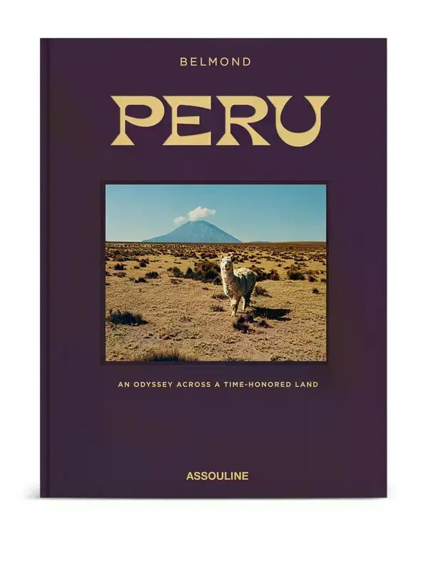 Assouline Peru: An Odyssey Across A Time-honored Land Harcover Book - Purple