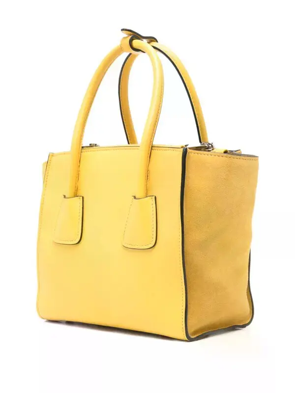 Prada Logo-plaque Tote Bag - Yellow