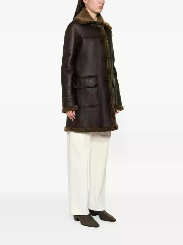 ROMEO GIGLI 1997-1998 Shearling Collar Coat