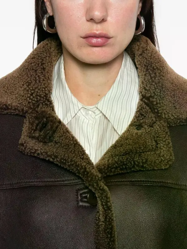 ROMEO GIGLI 1997-1998 Shearling Collar Coat