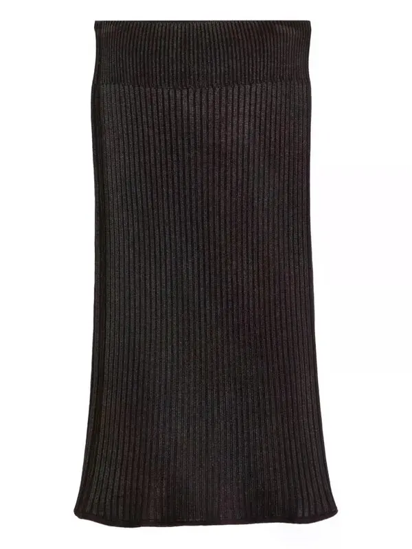 Gianfranco Ferre 1990s Ribbed Knit Skirt