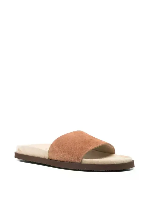 Brunello Cucinelli Suede Sandals - Brown