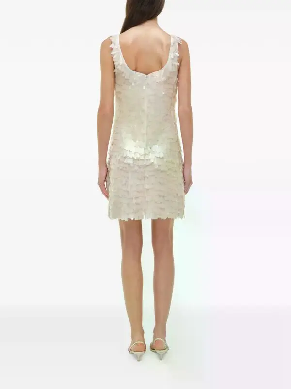 Simkhai Onyx Sequin Mini Dress - Neutrals