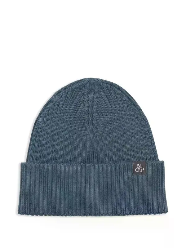 Marc O'polo Ribbed-knit Beanie - Blue
