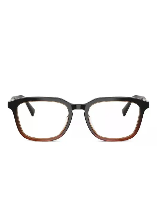 Brunello Cucinelli Metal-frame Rectangle Eyeglasses - Black