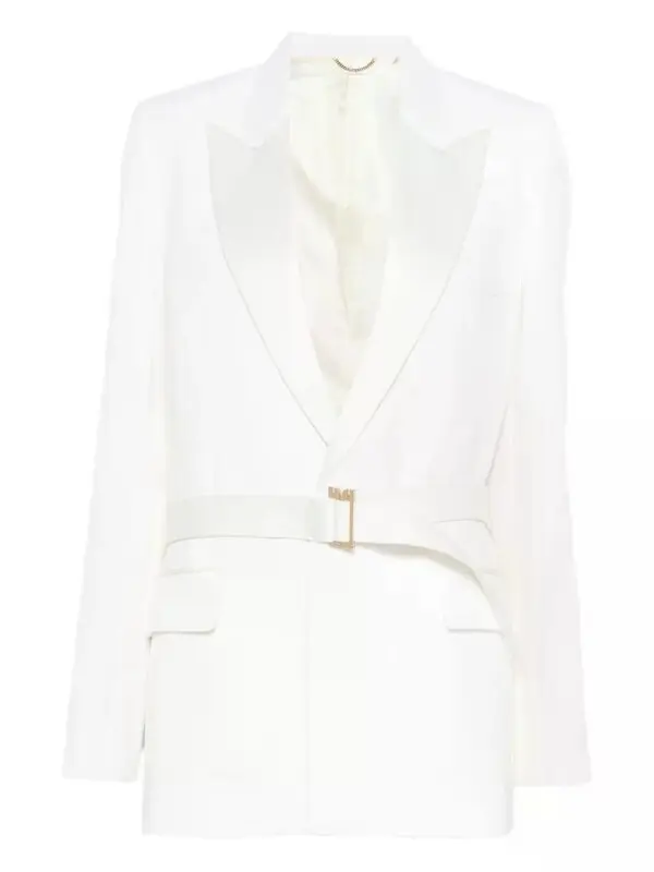 Victoria Beckham Peak-lapel Blazer - White