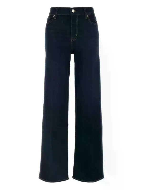 FRAME Le Palazzo Wide-leg Trousers - Blue