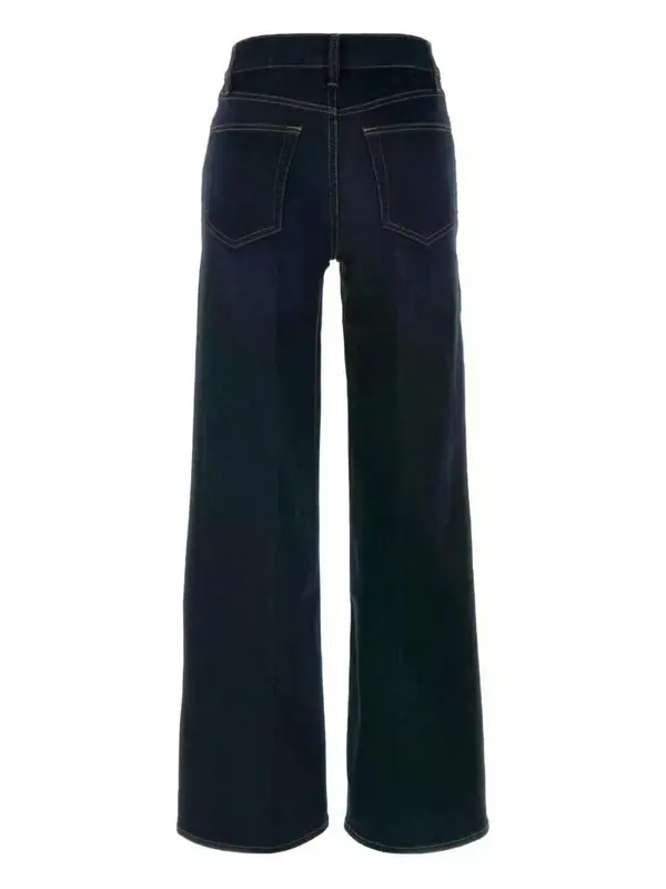 FRAME Le Palazzo Wide-leg Trousers - Blue