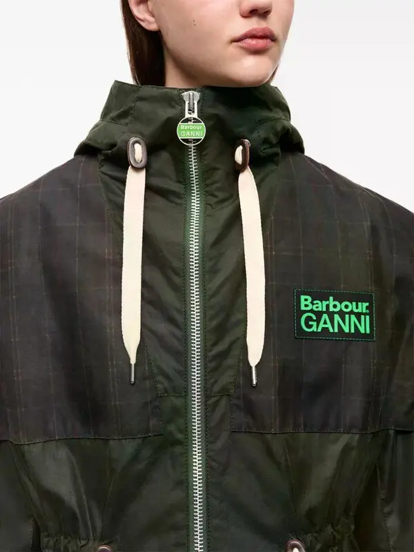GANNI X Barbour Hooded Coat