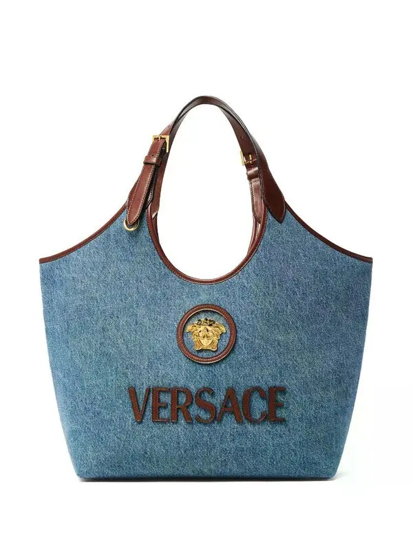 Versace Medusa Tote Bag - Blue