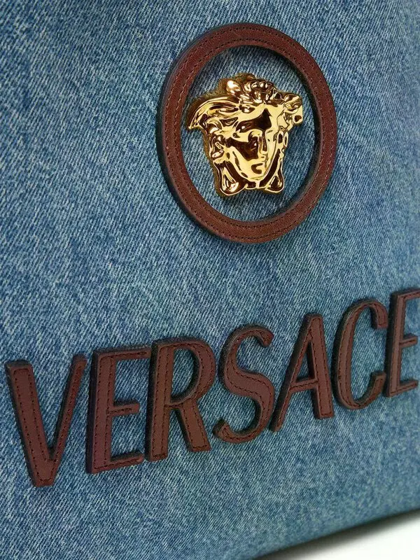 Versace Medusa Tote Bag - Blue