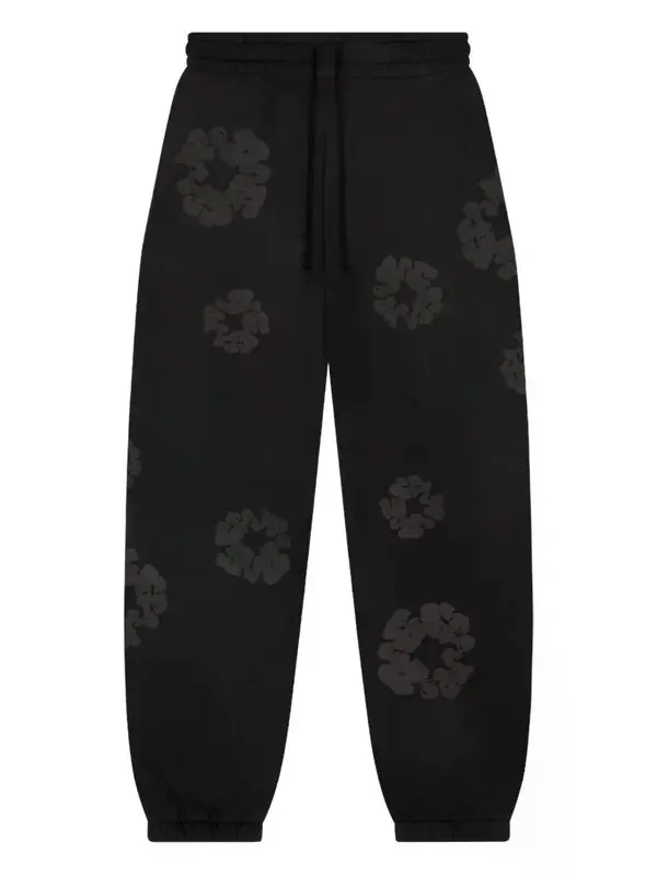 DENIM TEARS Faded Mono Cotton Track Pants
