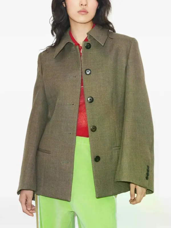 Tory Burch Wool Button Jacket