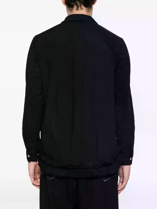 BLACK COMME DES GARÇONS Ruffled Buttoned Shirt