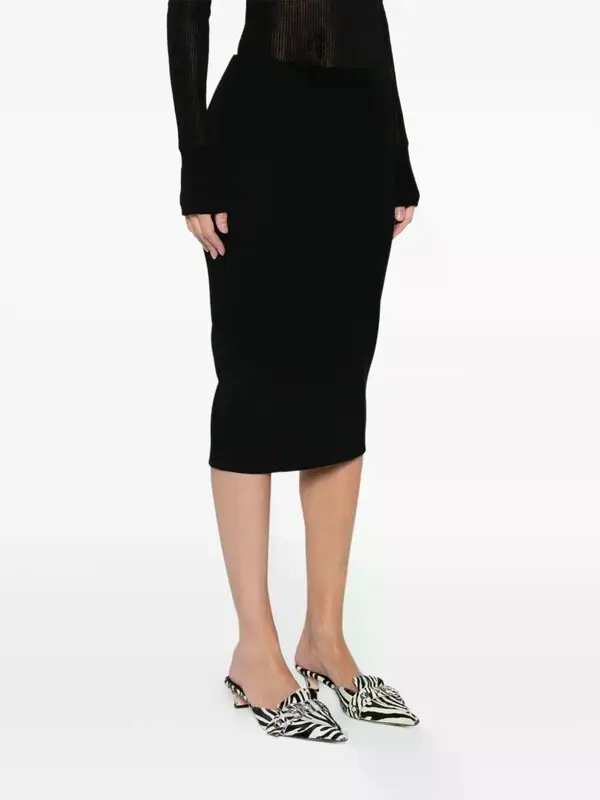 ROMEO GIGLI 1990s Wool Pencil Skirt