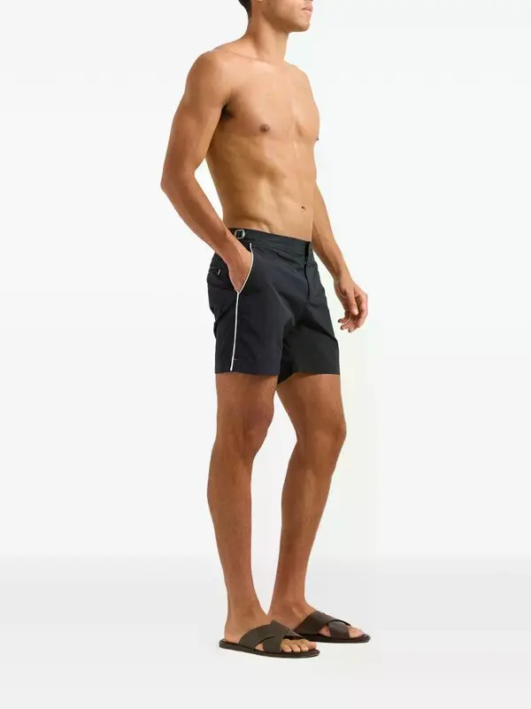 Orlebar Brown Bulldog Piped-trim Swim Shorts - Blue